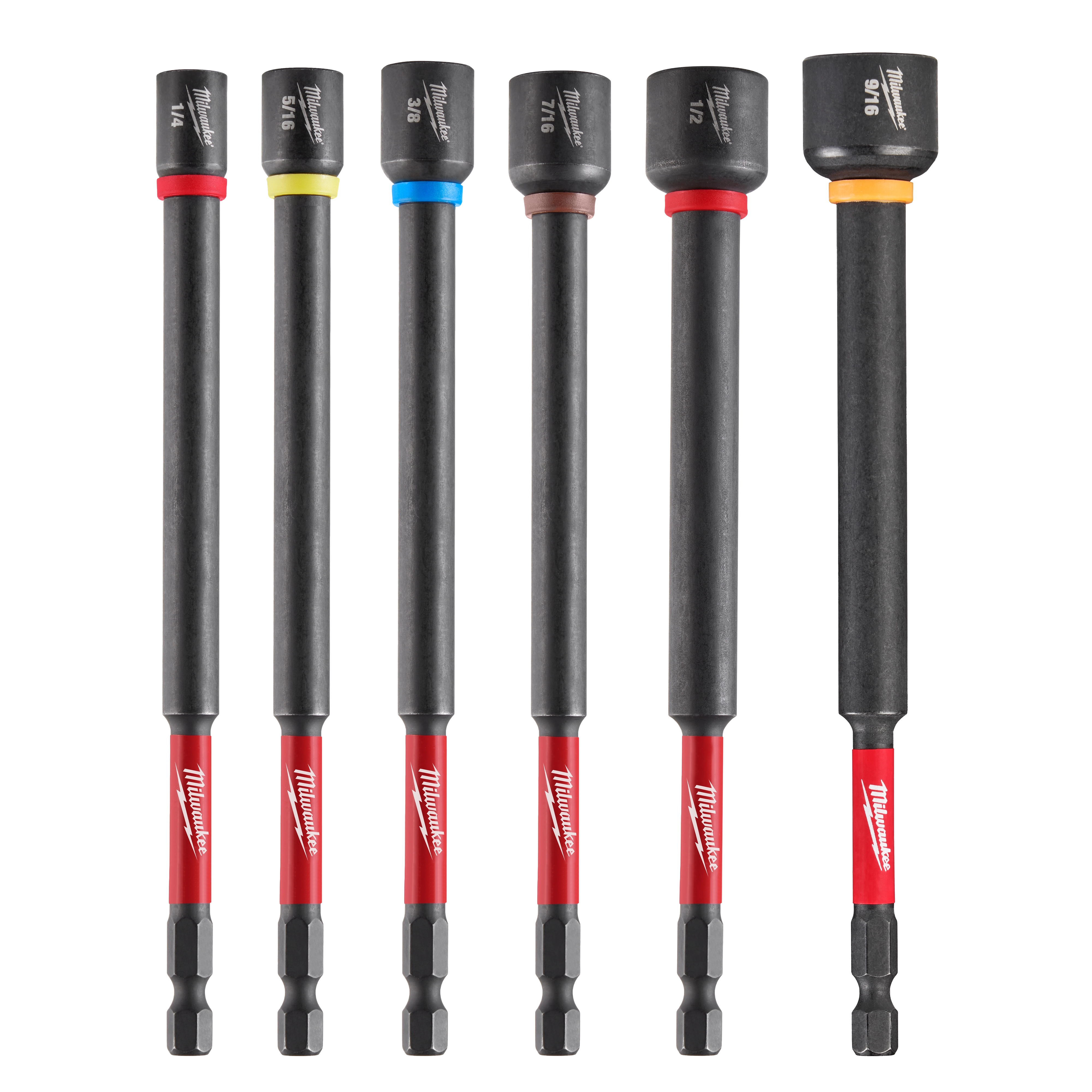 (6PC) SHOCKWAVE™ Impact Duty 6" Magnetic Nut Driver Set | Milwaukee Tool