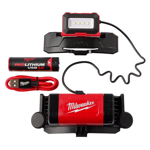 Lámpara recargable mediante USB BOLT™ REDLITHIUM™ | Milwaukee Tool
