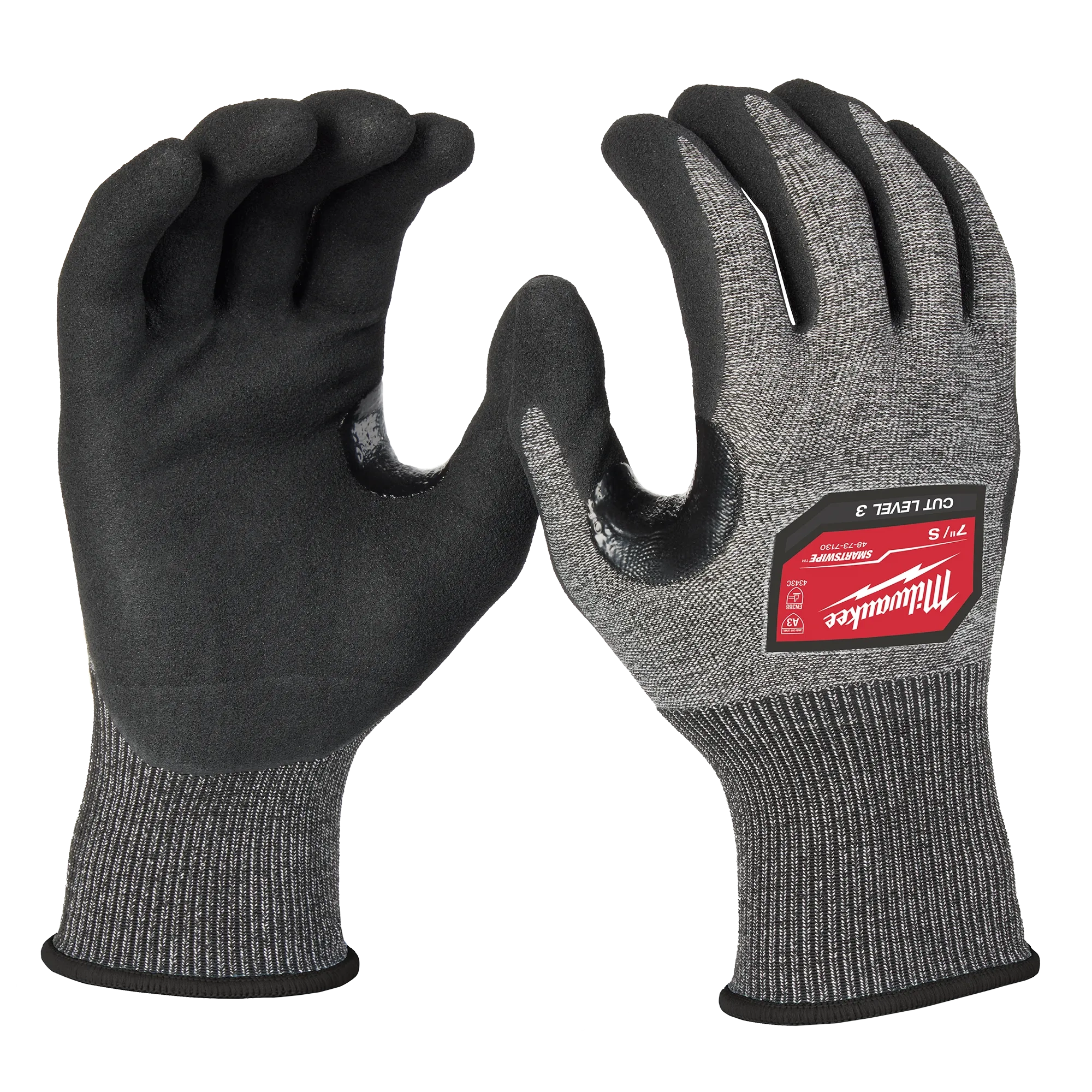 Cut Level 3 High-Dexterity Nitrile Dipped Gloves (S) | Milwaukee Tool