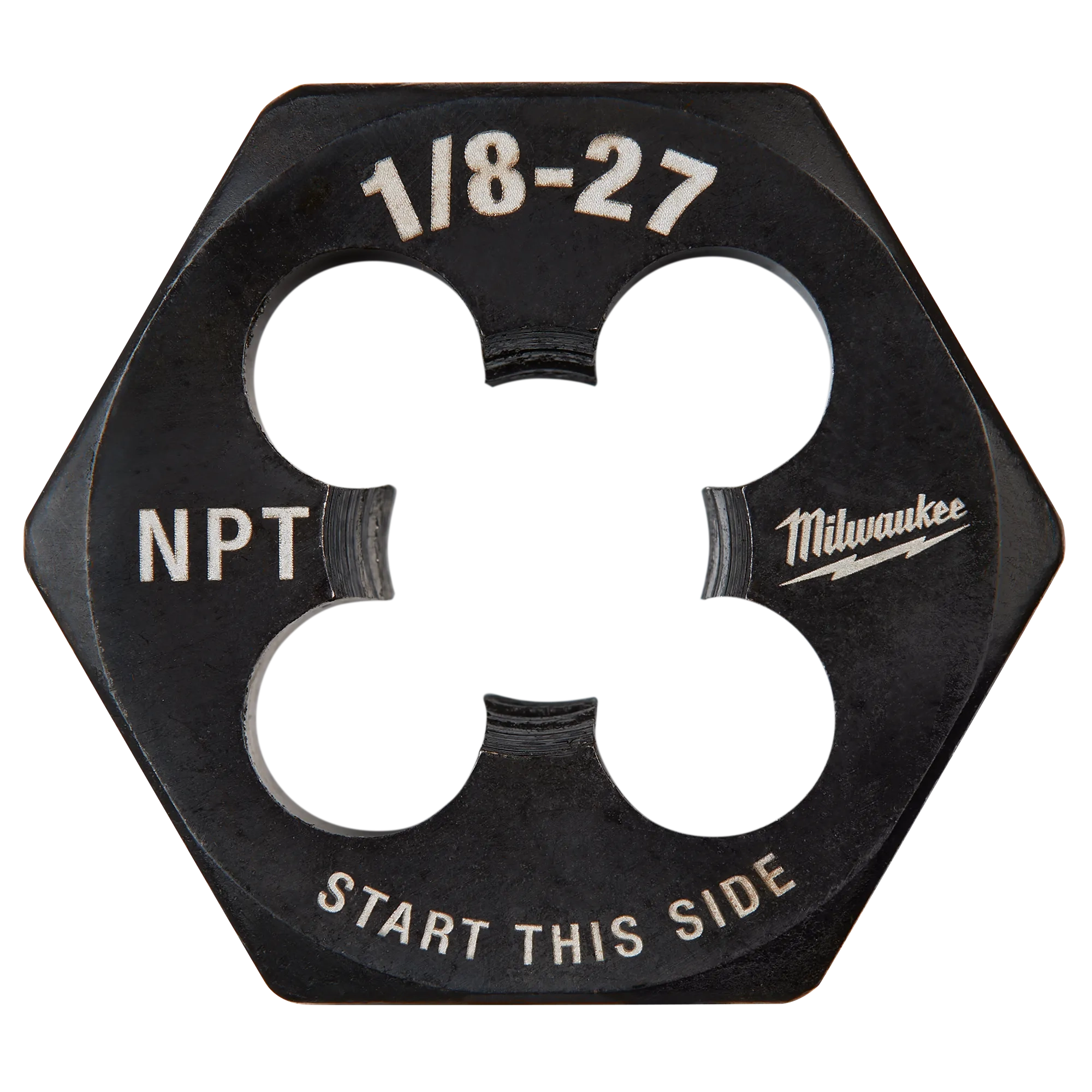 1/8"-27 NPT 1-Inch Hex Threading Die | Milwaukee Tool