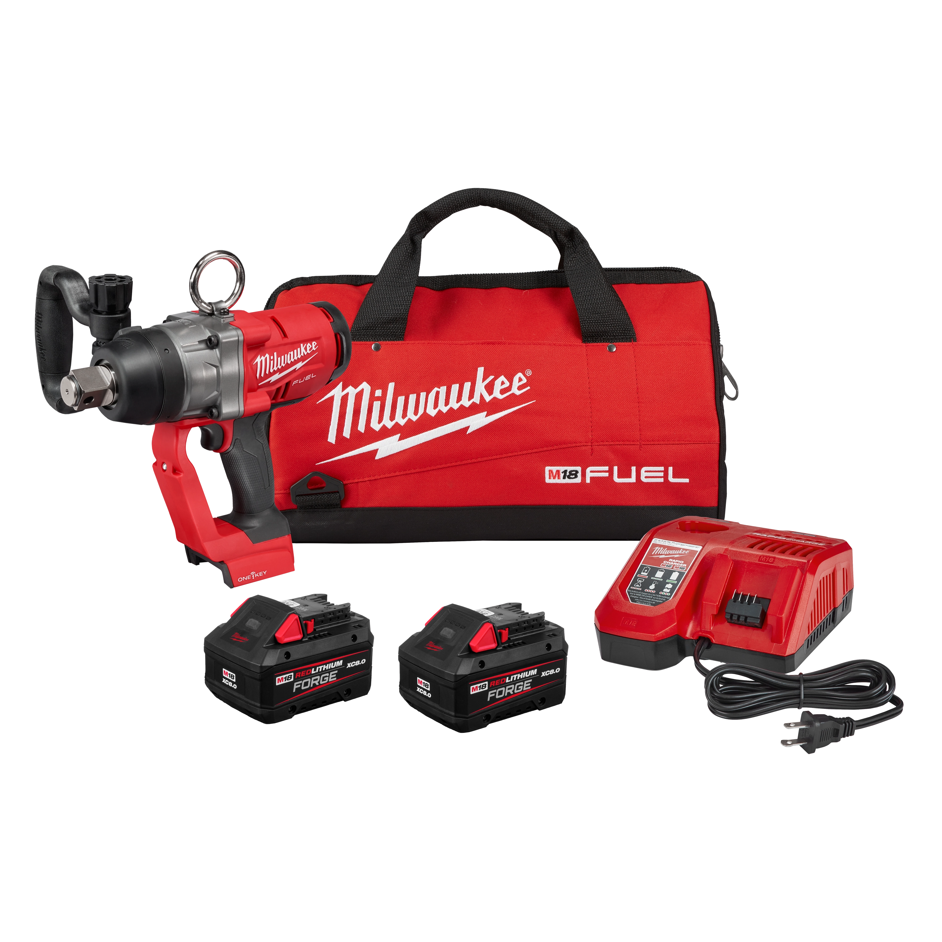 M18 FUEL™ 1" High Torque Impact Wrench w/ ONE-KEY™ Kit | Milwaukee Tool