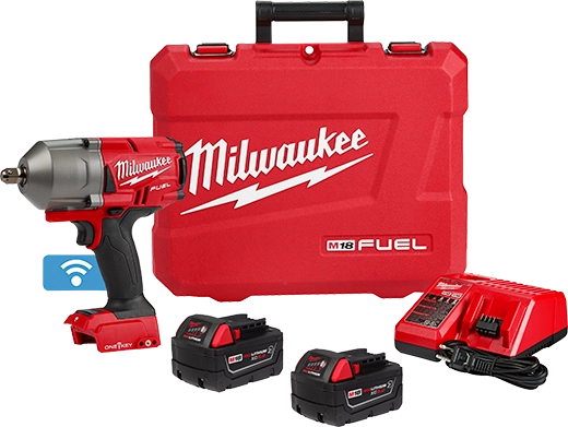 M18™ FUEL™ w/ ONE-KEY™ High Torque 1/2” Impact Wrench w/ Pin Detent ...
