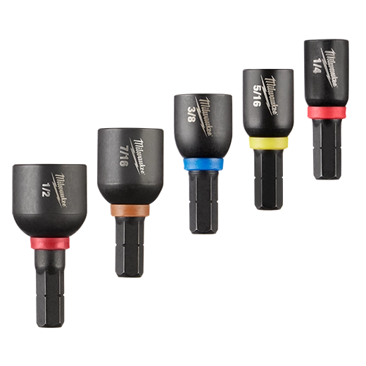 SHOCKWAVE Impact Duty™ Insert Magnetic Nut Driver Set 5PC | Milwaukee Tool