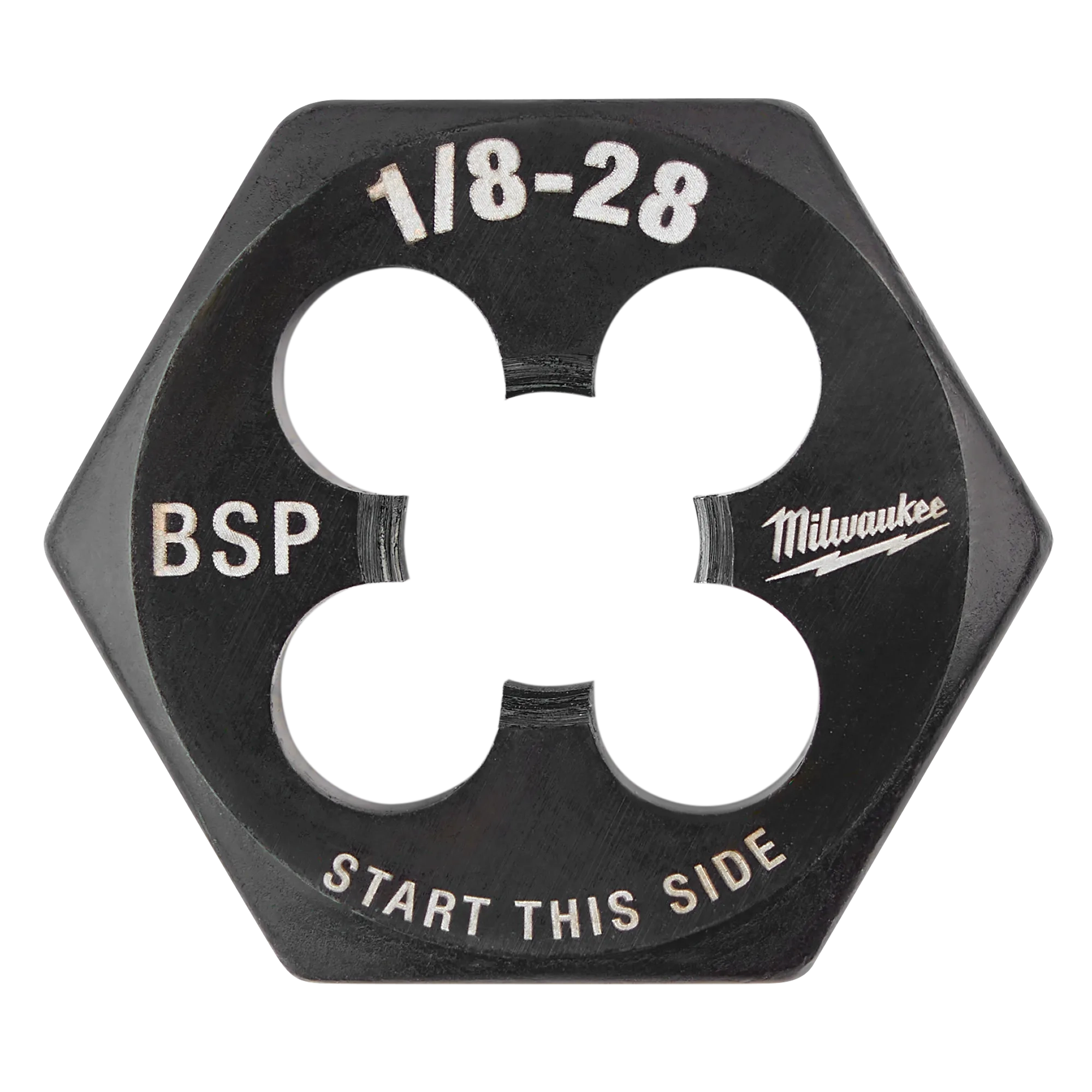1/8"-28 BSP 1-Inch Hex Threading Die | Milwaukee Tool