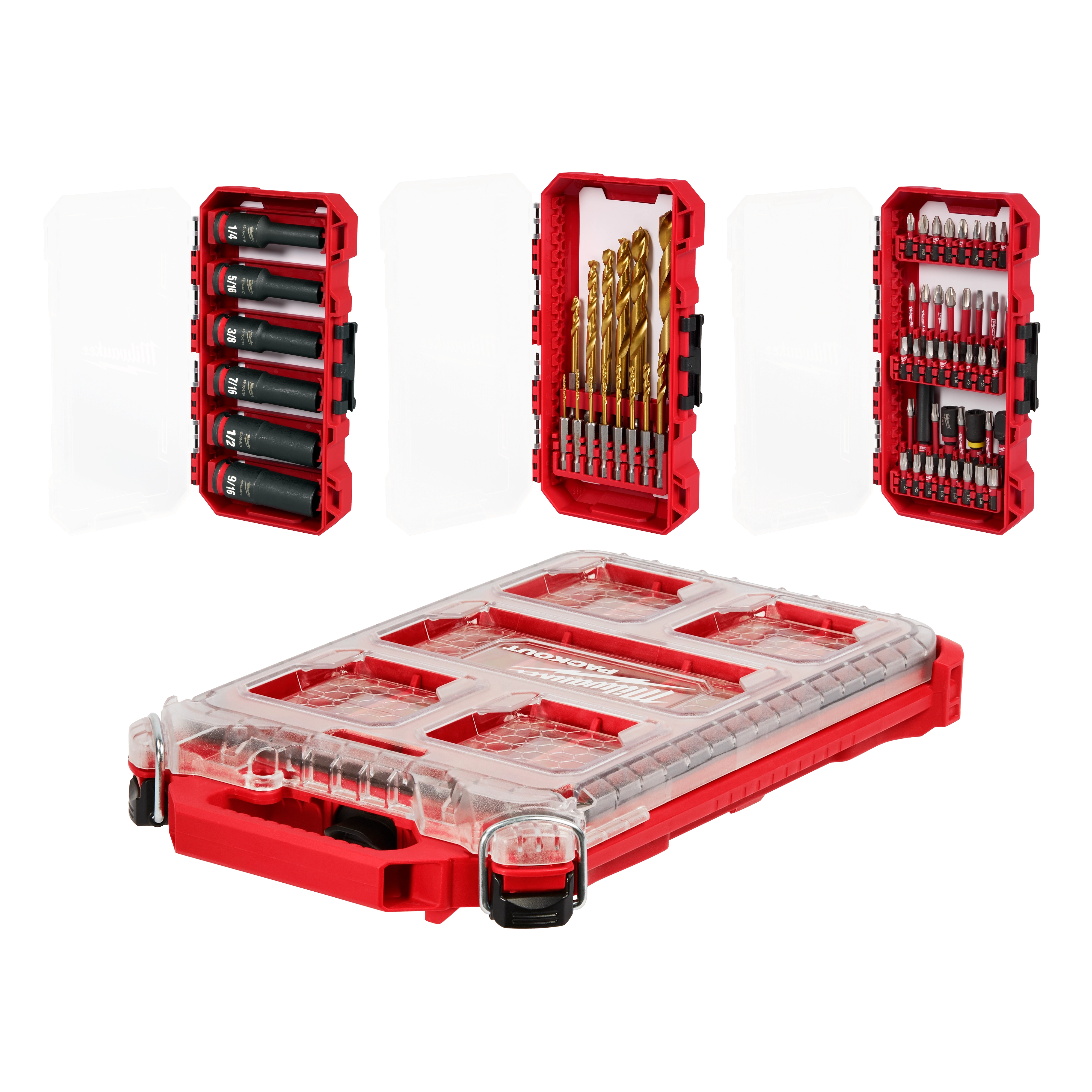 (60PC) SHOCKWAVE™ Impact Duty Drill, Drive & Fasten PACKOUT™ Set ...