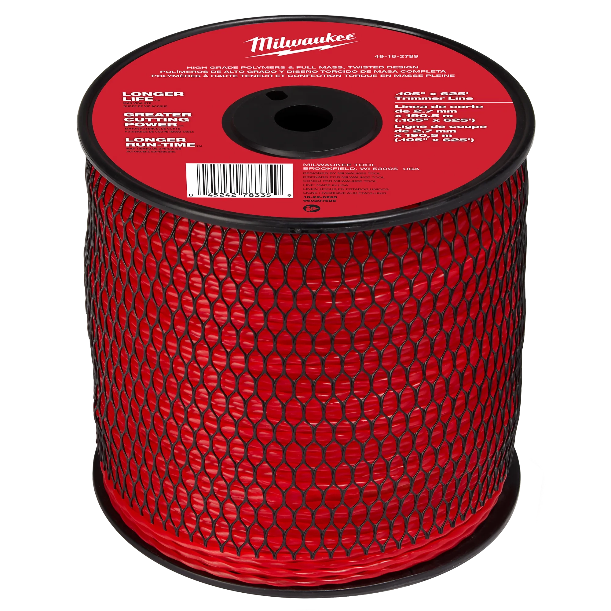 Hilo para desbrozadora de 0.105" x 625' | Milwaukee Tool