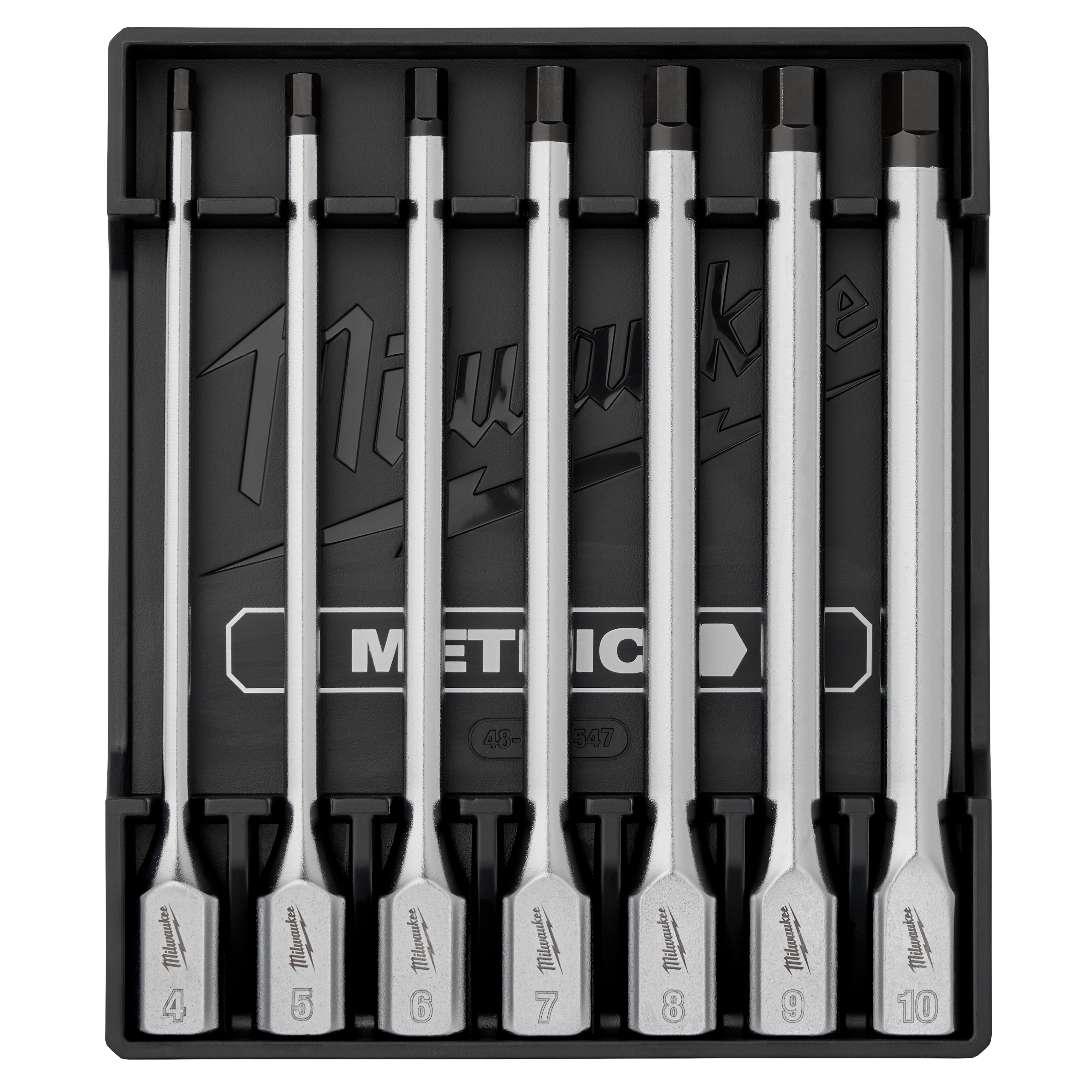 7pc 3/8" Drive Long Hex Bit Socket Set - Metric | Milwaukee Tool