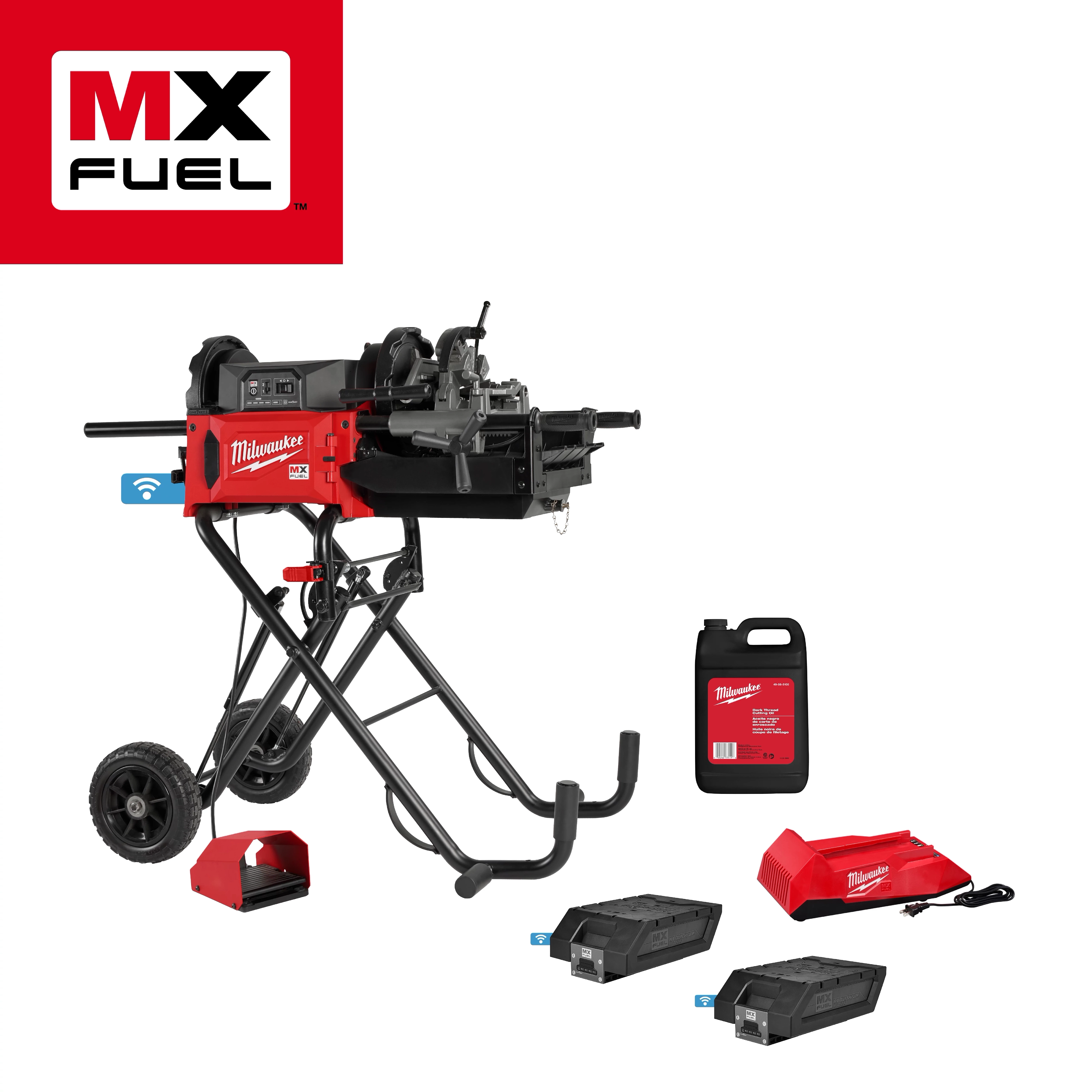 MX FUEL™ Pipe Threading Machine | Milwaukee Tool
