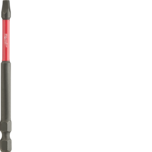 SHOCKWAVE™ 3-1/2" Impact Square Recess #3 Power Bits (25 Pk)