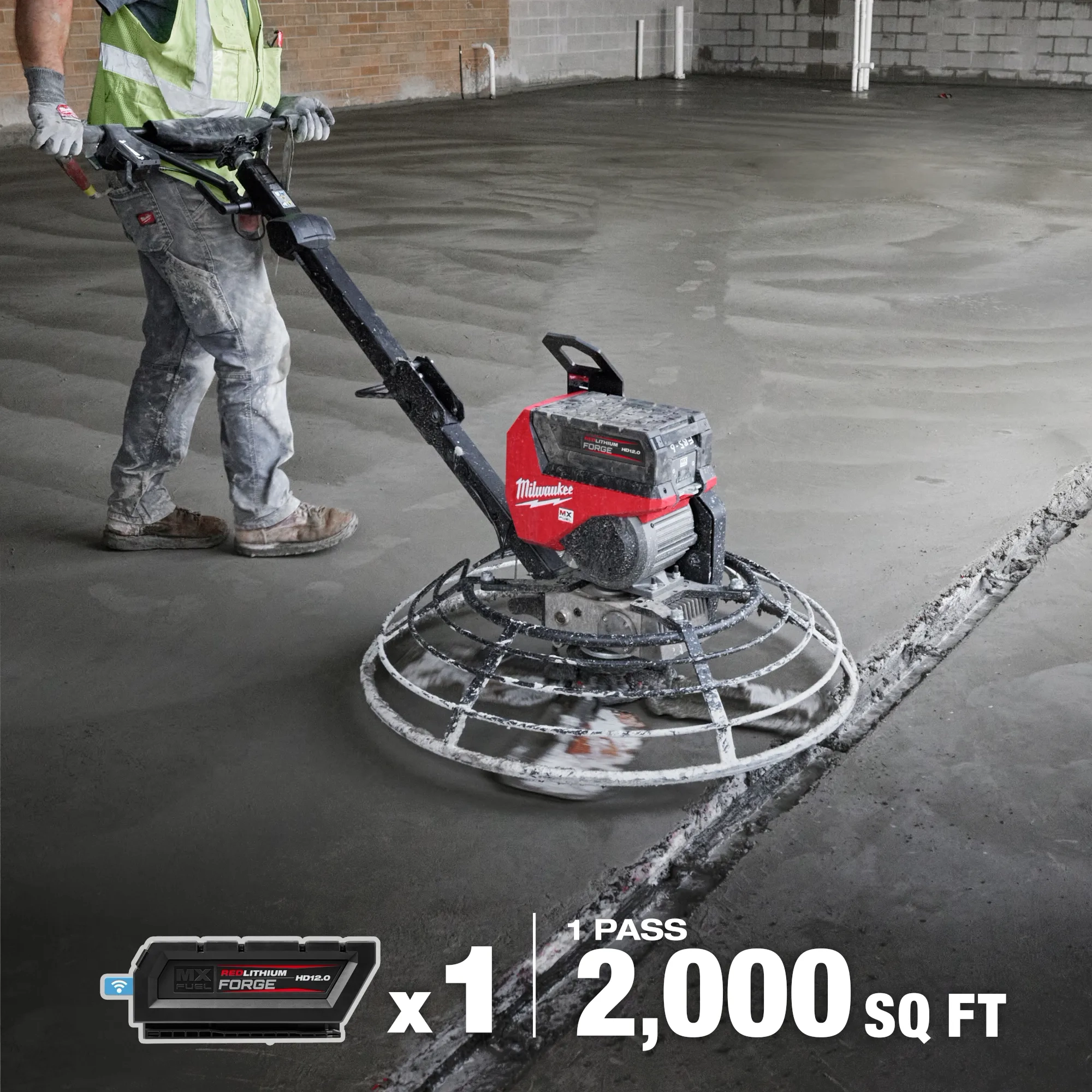 MX FUEL™ 36" Walk-Behind Edging Trowel Kit | Milwaukee Tool