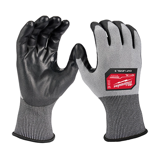 Cut Level 3 High Dexterity Polyurethane Dipped Gloves | Milwaukee Tool