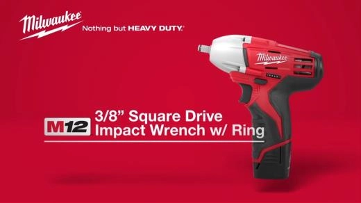 M12 Cordless Lithium-Ion 3/8" Compact Impact Wrench with Friction Ring