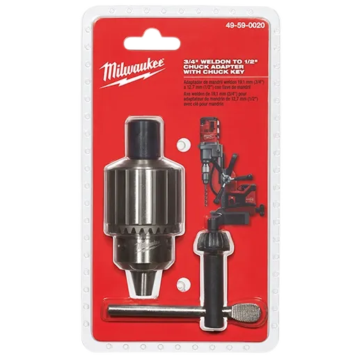 3/4" Weldon to 1/2" Chuck Adapter