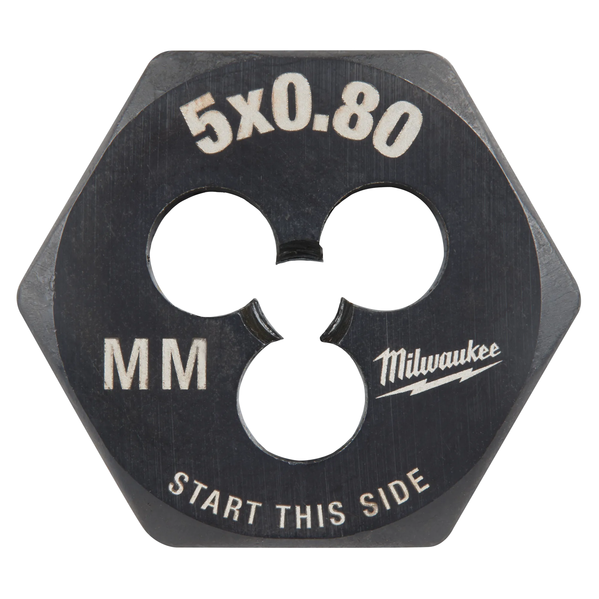 M5-0.80 mm 1-Inch Hex Threading Die | Milwaukee Tool