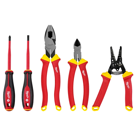 5 PC 1000V Insulated Hand Tool Set | Milwaukee Tool