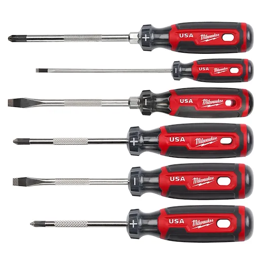 6PC Cushion Grip Screwdriver Set (USA) | Milwaukee Tool