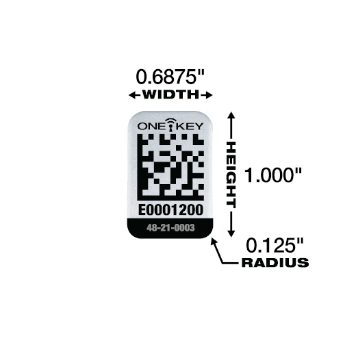ONE-KEY Asset ID Tag – Sm. Metal Surface | Milwaukee Tool