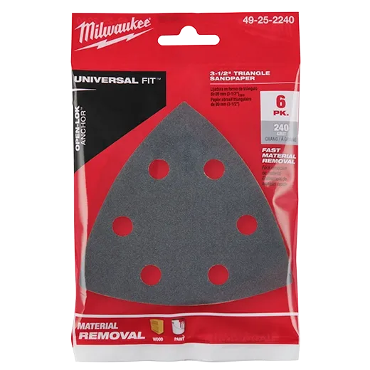 Oscilating Multi-Tool Triangle Sandpaper | Milwaukee Tool