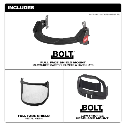 BOLT™ Full Face Shield | Milwaukee Tool