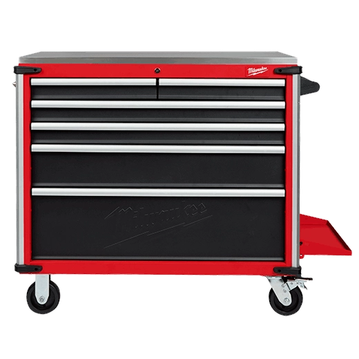 6-Drawer Mobile Work Station w/ Stainless Steel Top | Milwaukee Tool