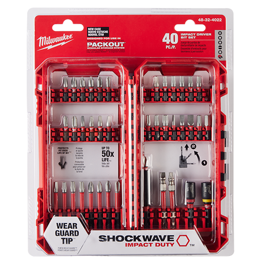 Juego de brocas para destornillador SHOCKWAVE Impact Duty™ de 40 piezas | Milwaukee Tool