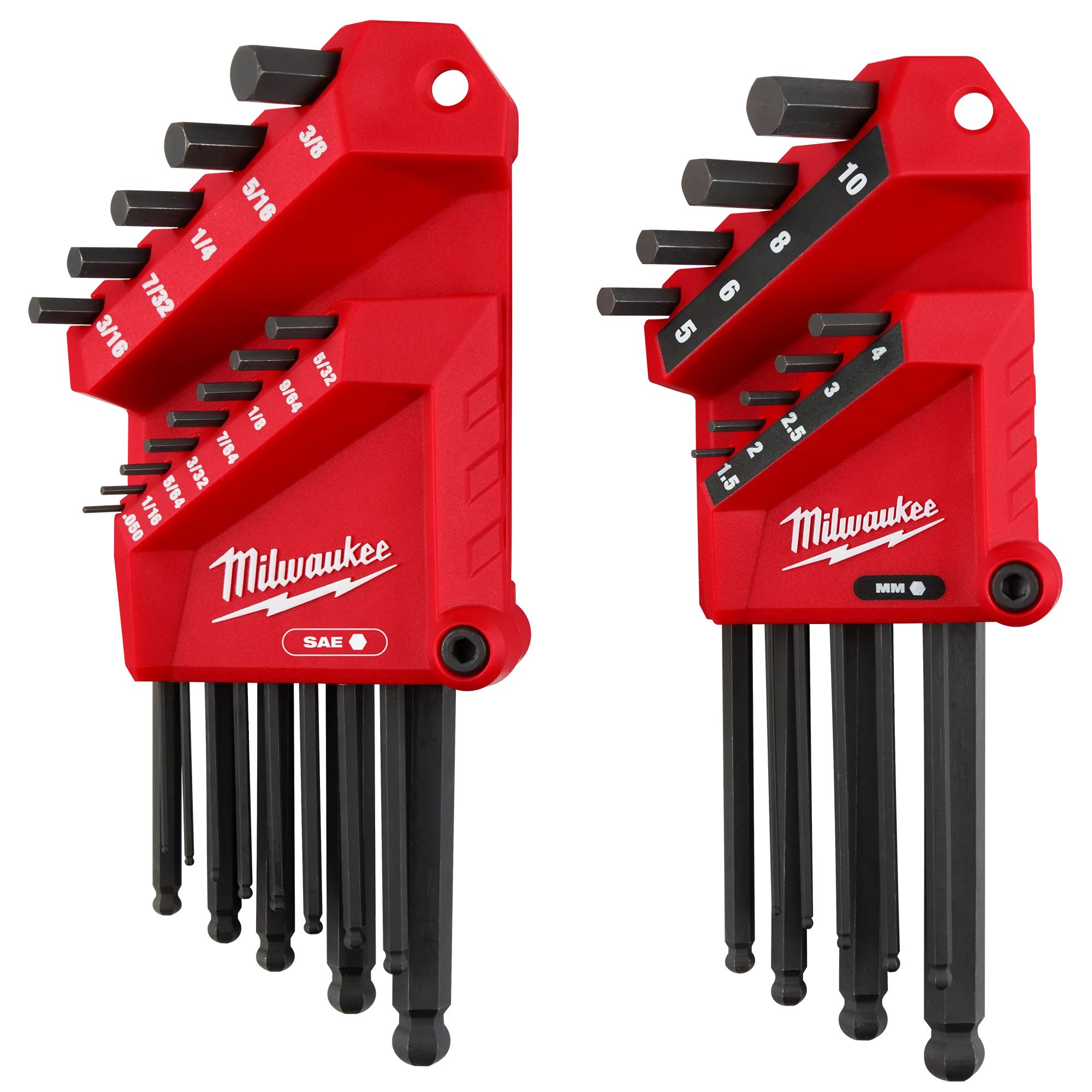 Juego de 22 llaves hexagonales estilo L SAE/Métricas (2 piezas) | Milwaukee Tool