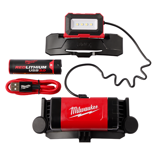 Lámpara recargable mediante USB BOLT™ REDLITHIUM™ | Milwaukee Tool